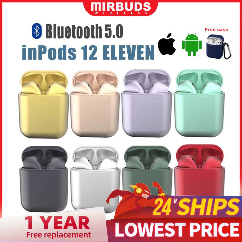 piXD XIYU inPods 12/12S Bluetooth Earphone 5.0 Wireless Headphones ...
