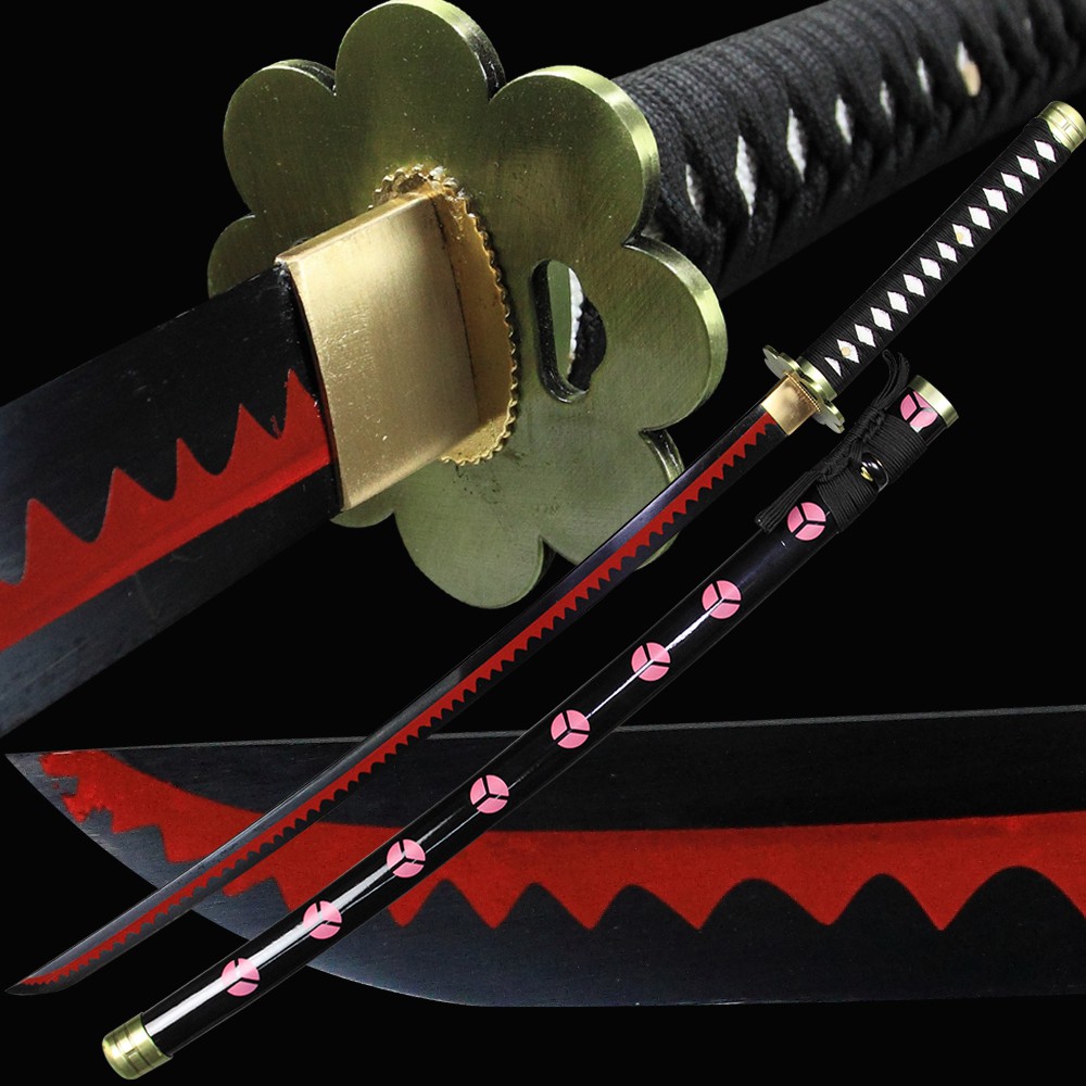 ดาบ ดาบซามูไร ญี่ปุ่น Zoro Swords Sharp Samurai Sword Long Katana Sword ...