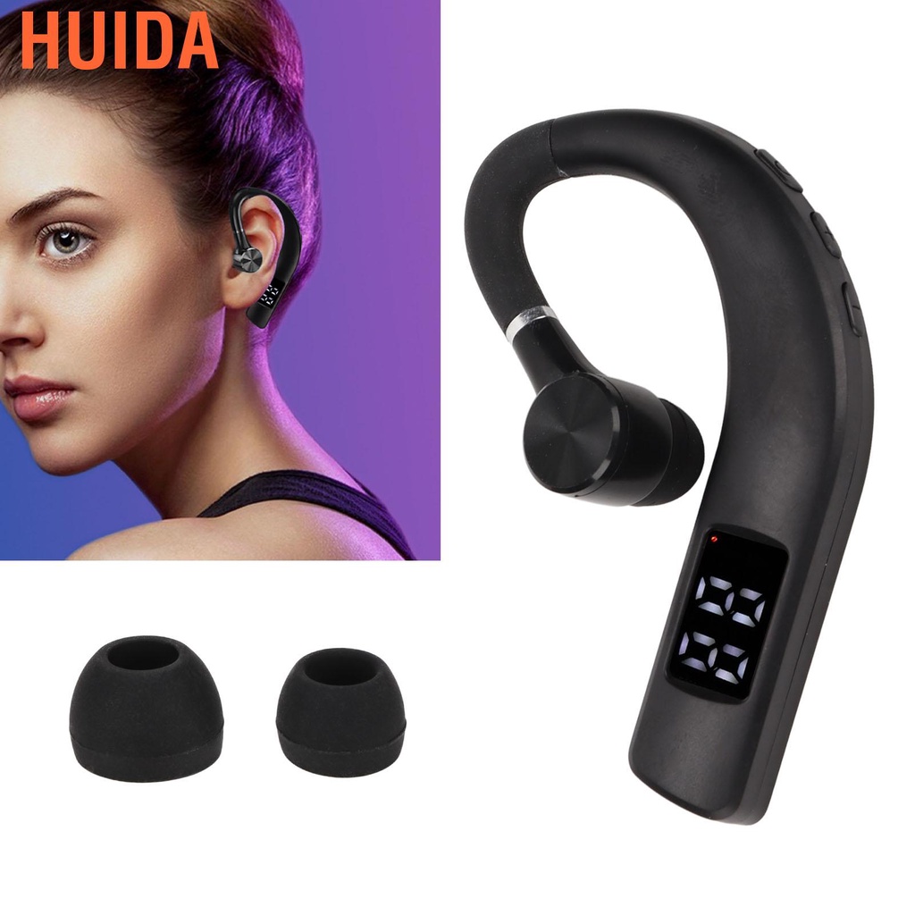 Huida 5.2 Headset Wireless Earbuds Earphones Stereo Headphones Ear Hook ...