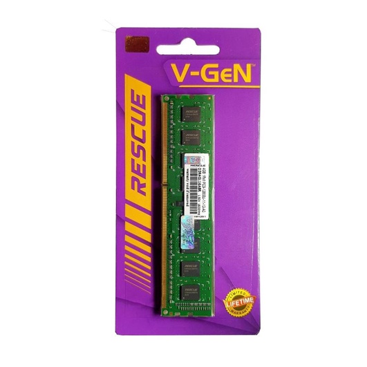 Ram DDR3 V-GeN RESCUE 4GB PC128001600Mhz LongDimm (หน่วยความจํา PC VGEN ...