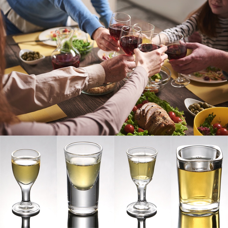Heavy Base Shots Glass Chineses Style Drinking Tool Bar and Party Glass ...