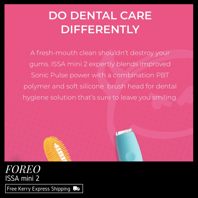 FOREO ISSA mini 2 แปรงสีฟันไฟฟ้า ️พร้อมส่ง เเท้ 100️ - usamakeup.th ...