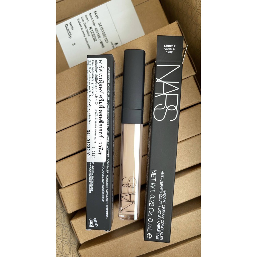 NARS RADIANT CREAMY CONCEALER ขนาดปกติ 6 ml. มีกล่อง - d9beauty - ThaiPick