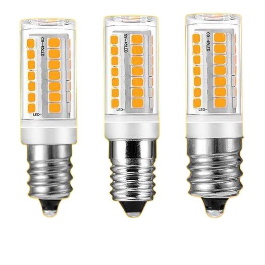 หลอดไฟLED หลอดตู้เย็น หลอดศาลเจ้า 5W ขั้วE12 E14 E17 สีขาว สีวอร์ม วัสดุ เซรามิก พลาสติก กล่อง ...