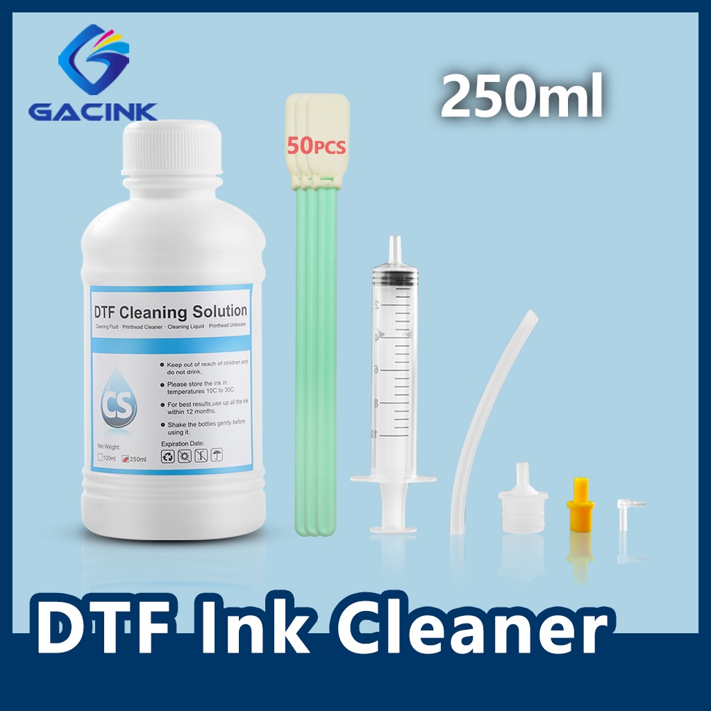 250ML DTF Ink Cleaning Solution Cleaner Liquid For Direct Transfer Film ...