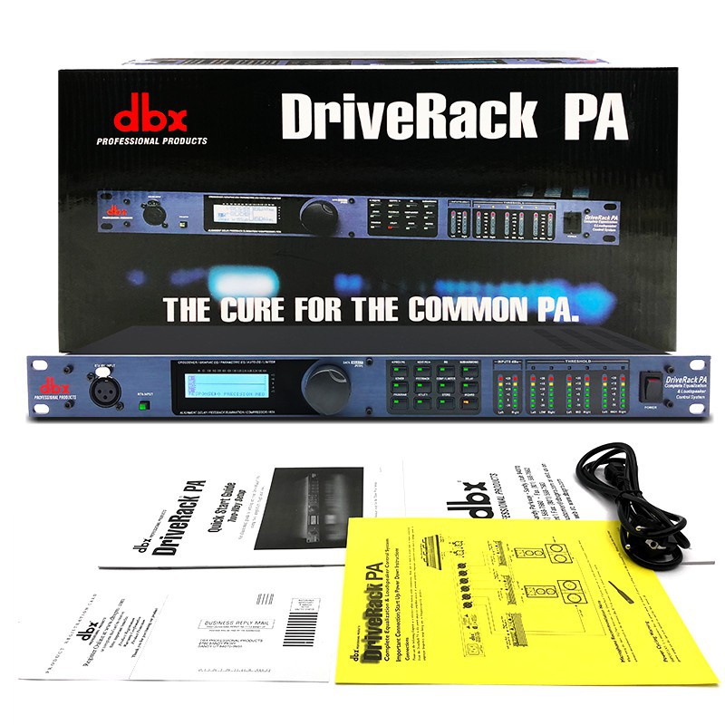 EQครอสดิจิตอลDBX DriveRack PA Digital Crossover คอรสโอเวอร์ คอมเพลส ...