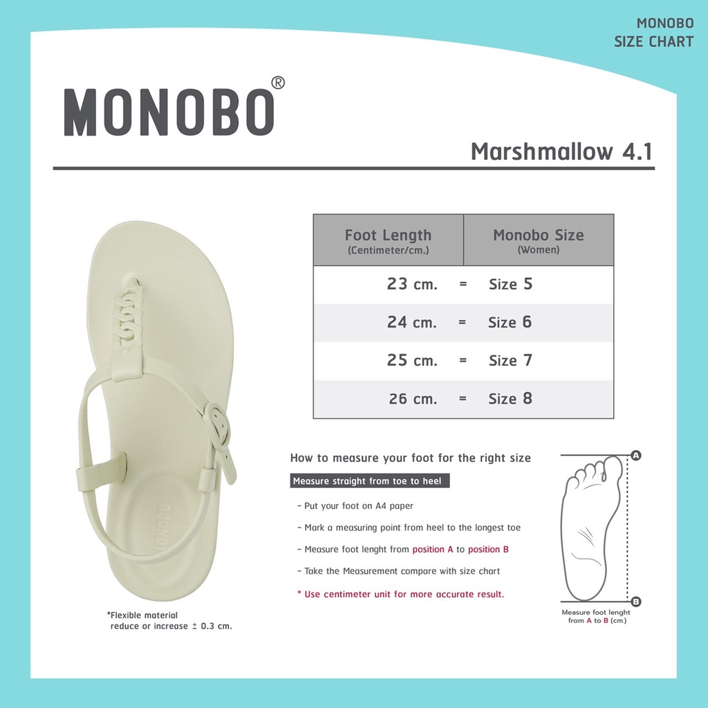 รองเท้ารัดส้น Monobo รุ่น Marshmallow 4.1 - _43hbsjt9h - ThaiPick