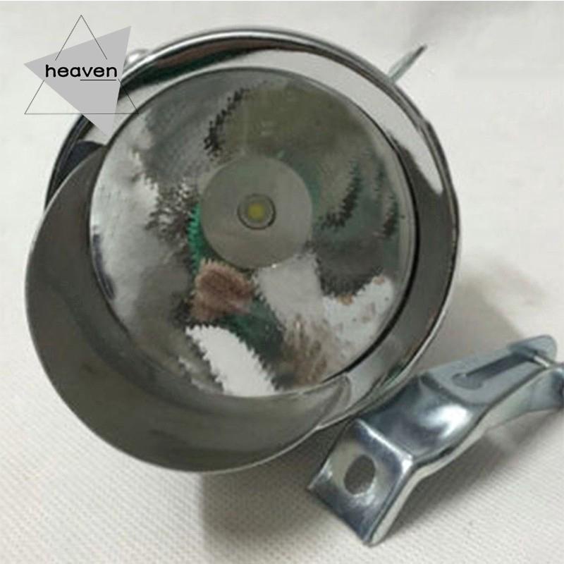 hotMetal Chrome Vintage Bike Bicycle Retro LED Headlight Front Fog ...