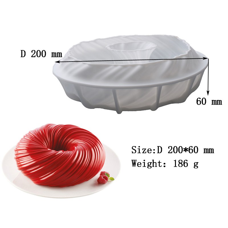 200MM Single Mold Silicone Cake Decorating Mold - chasoedfg.th - ThaiPick