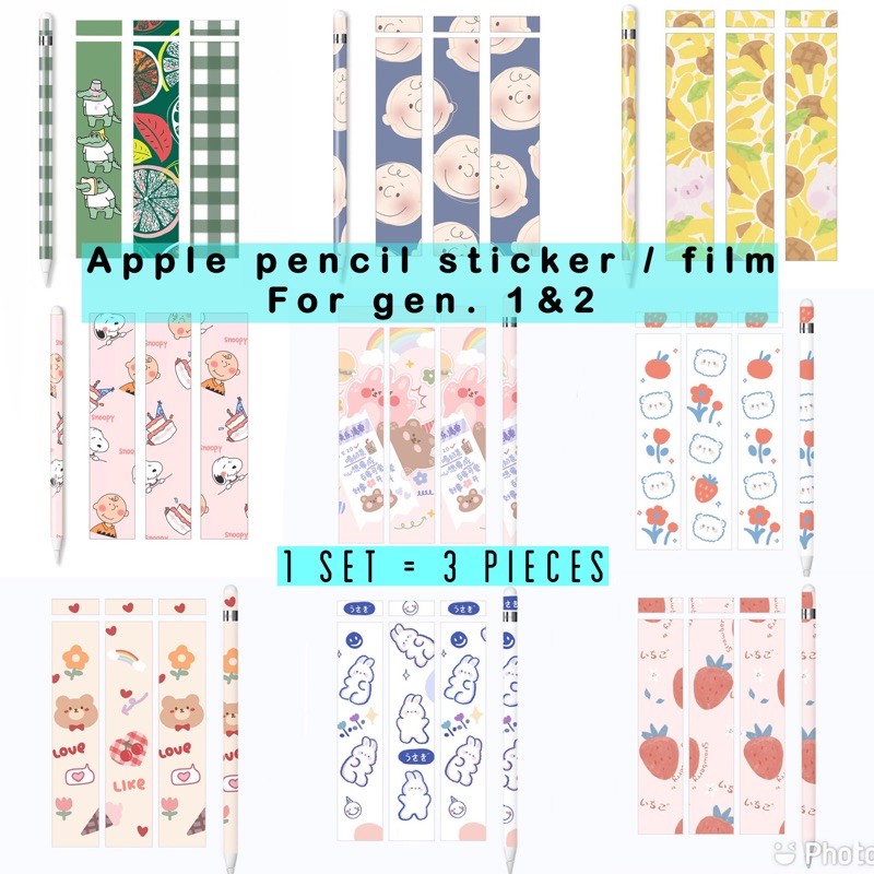 ♡พร้อมส่ง • gen.1&2 (1แผ่นได้ 3ลาย) film Sticker สติ๊กเกอร์ ตกแต่ง ...