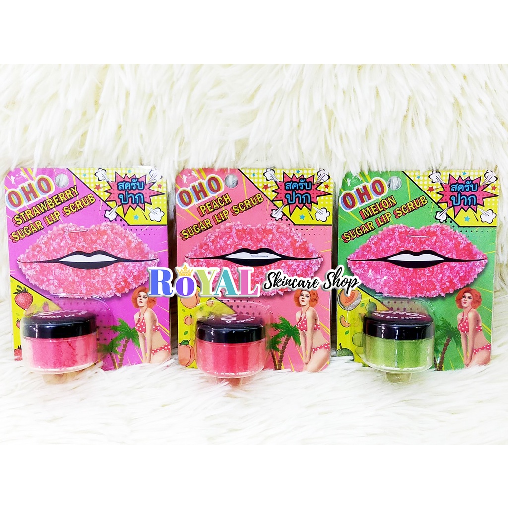 OHO SUGAR LIP SCRUB 25g | Shopee Thailand
