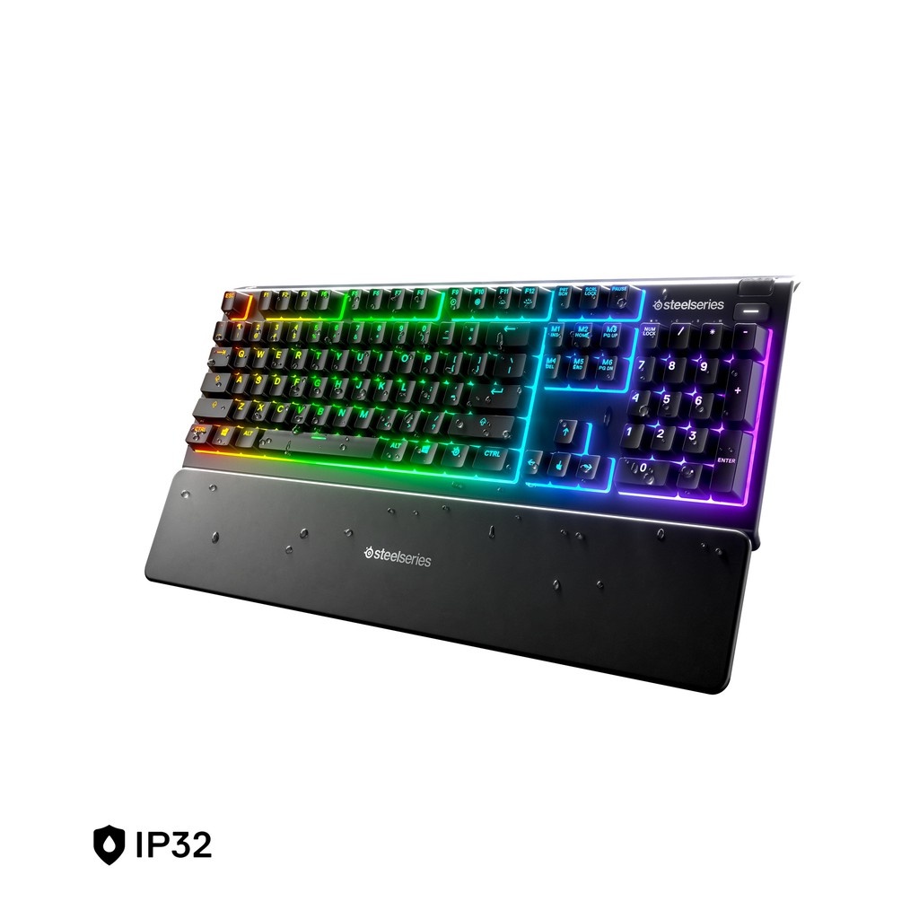 SteelSeries คีบอร์ดเกมมิ่ง RGB รุ่น Apex 3 (Keycap ไทย-อังกฤษ ...