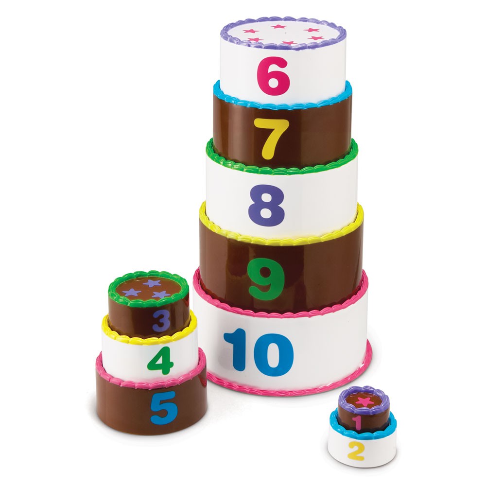 พร้อมส่ง Stack Count Layer Cake ของเล่น เค้ก หลายชั้น ฝึกนับจำนวน ...