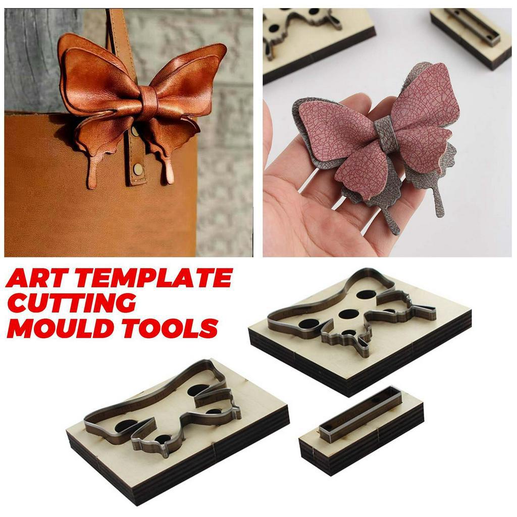 Leather Craft Butterfly Cutter Die Jaan Knife Art Temlate Cutting Mould ...