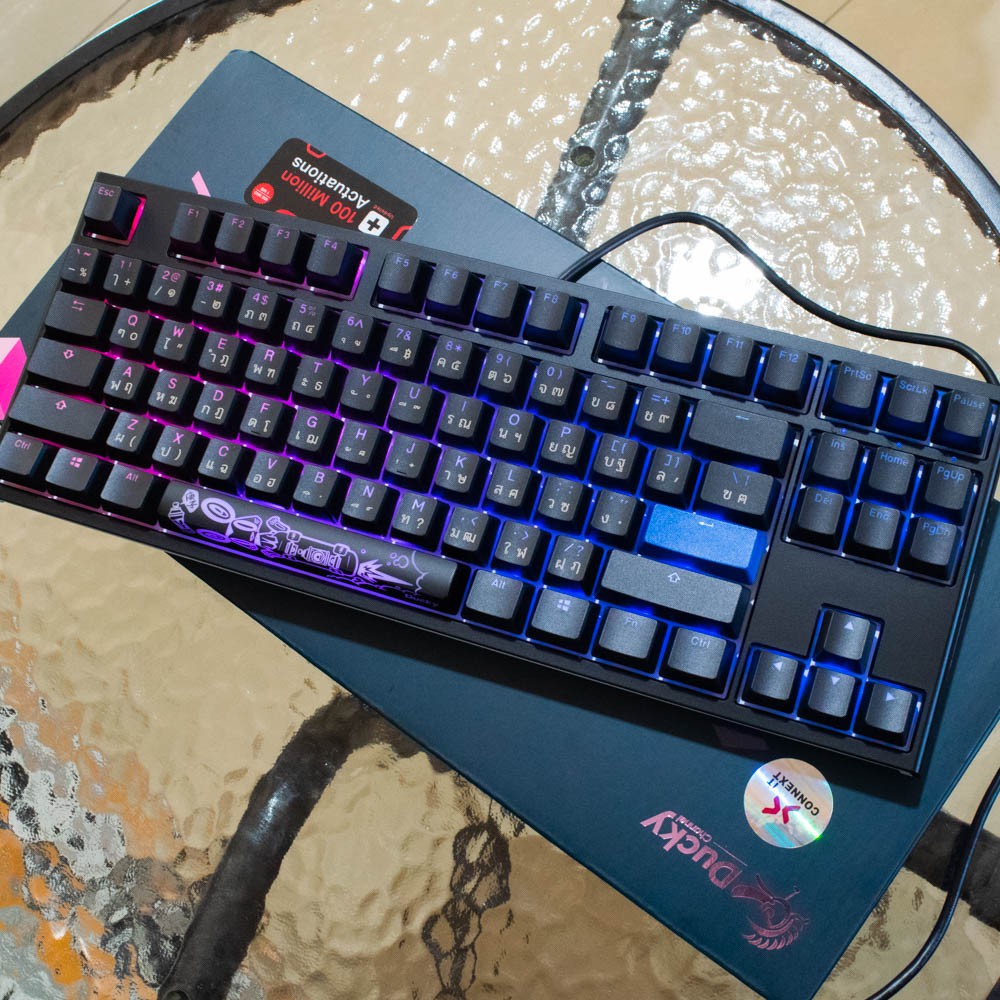 Ducky One 2 TKL RGB ( blue switch ) Ducky Double Shot PBT TH / EN ...