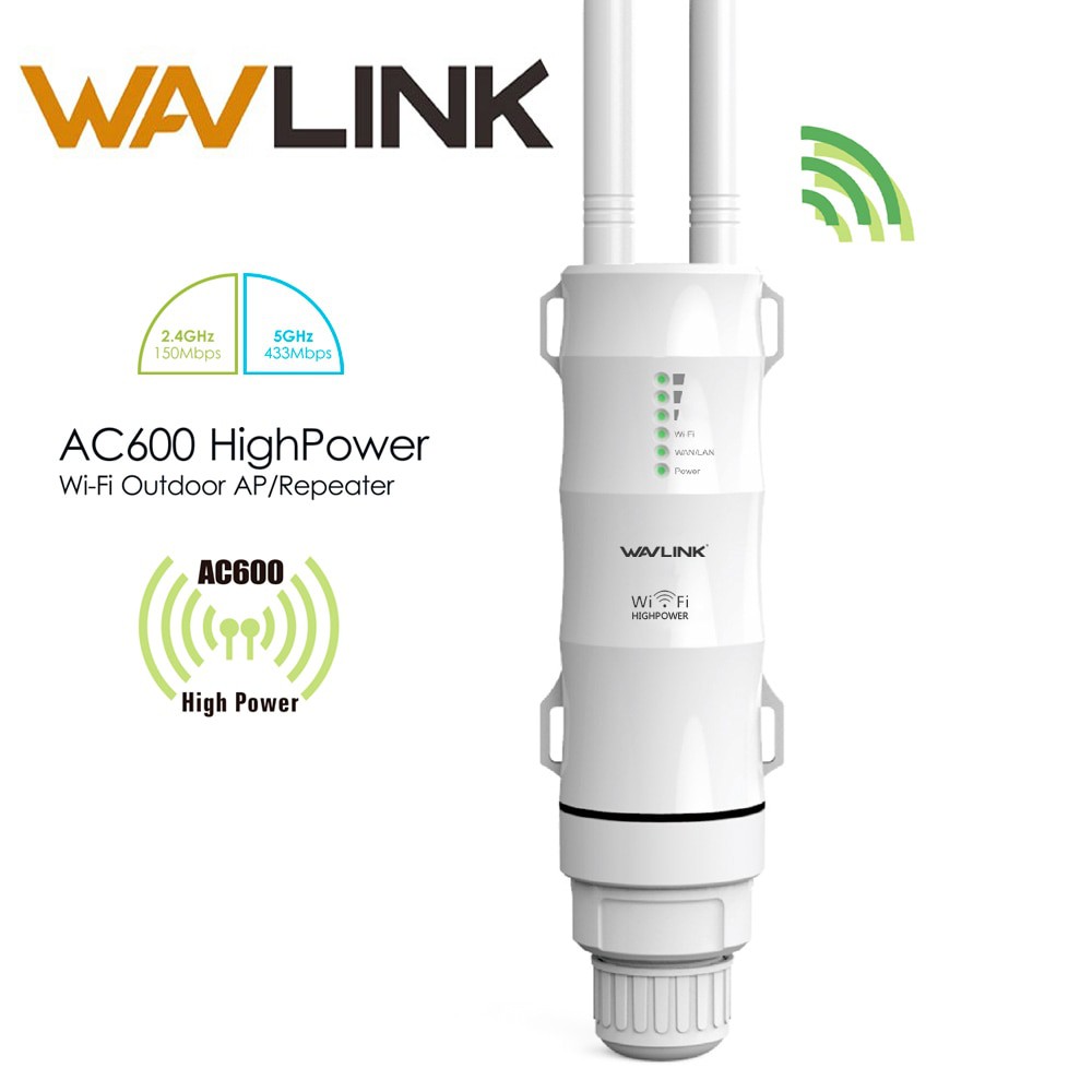 Hot Wavlink AC600 27dBm Outdoor Wifi Extender Wifi Repeater 2.4G150Mbps ...