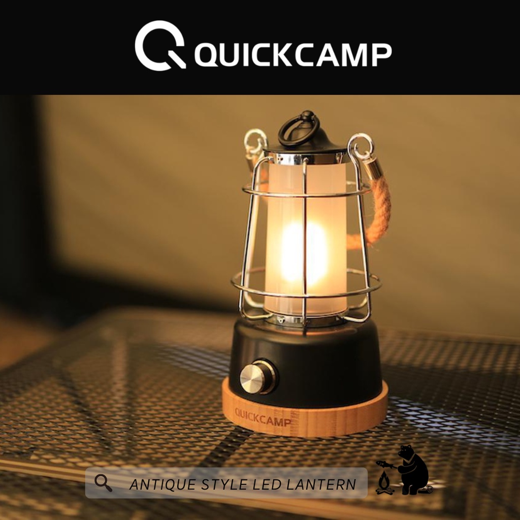 ตะเกียง Led ANTIQUE STYLE LANTERN - QUICKCAMP | Shopee Thailand
