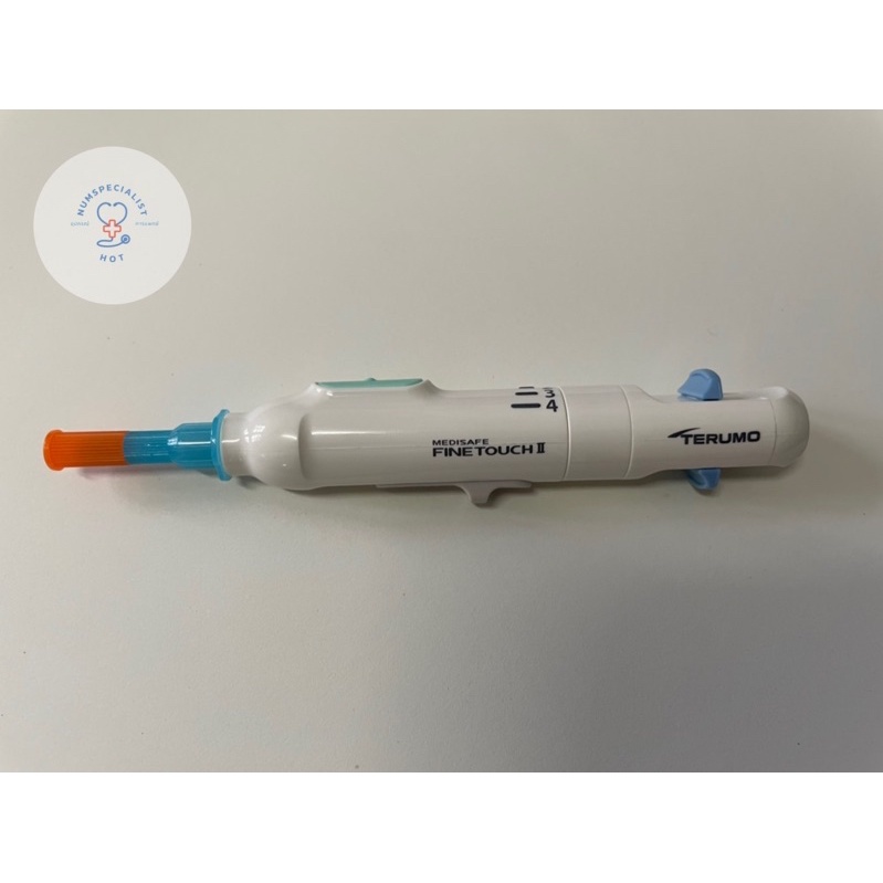 ปากกาเจาะปลายนิ้ว terumo medisafe Finetouch II | Shopee Thailand