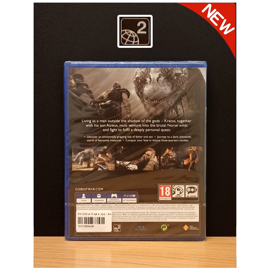 PS4 Games GOW God of War 4 มือ2 มือ1 NEW - benzstarter - ThaiPick