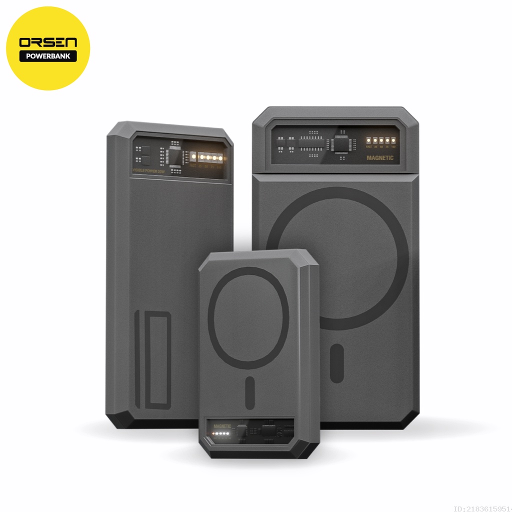 Orsen Power Bank Eloop EW55 20000mAh แบตสำรองไร้สาย Wireless Charger ...