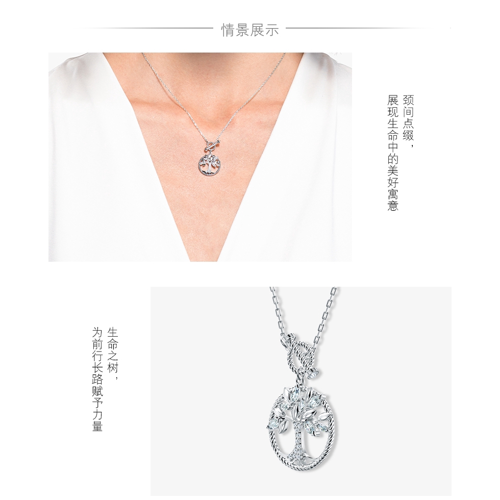 Swarovskiสร้อยคอผู้หญิง Swarovski - 2pslisqdbf - ThaiPick