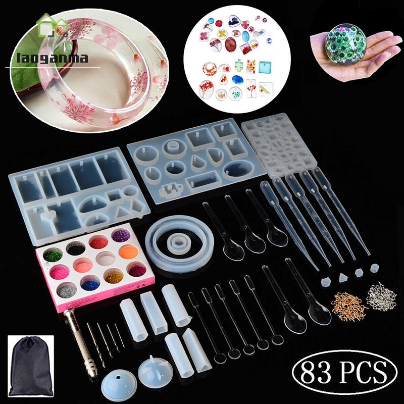 Resin Casting Molds Tools Kit Mould DIY Accessories for Crafts Silicone ...