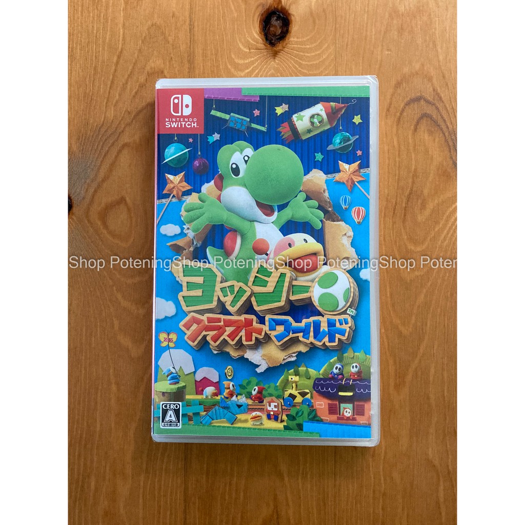 Nintendo Switch NSW : Yoshi's Crafted world (Japan) แผ่นมือ1 **ส่งฟรี ...