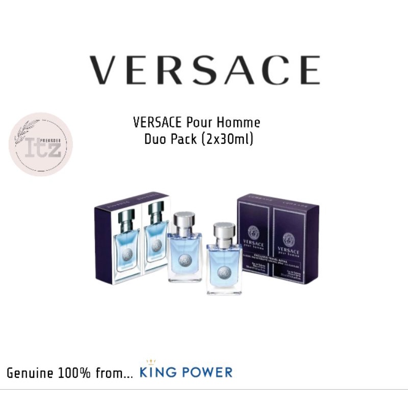 (แท้ ป้ายคิง) VERSACE Pour Homme Duo Pack (2x30ml) - shopbynissa - ThaiPick