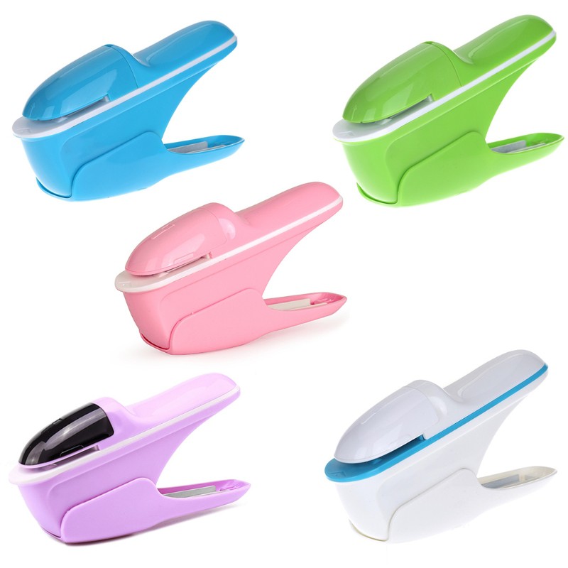 No Staples Nail Free Stapler Mini Paper Book Binding Stapling Machine ...