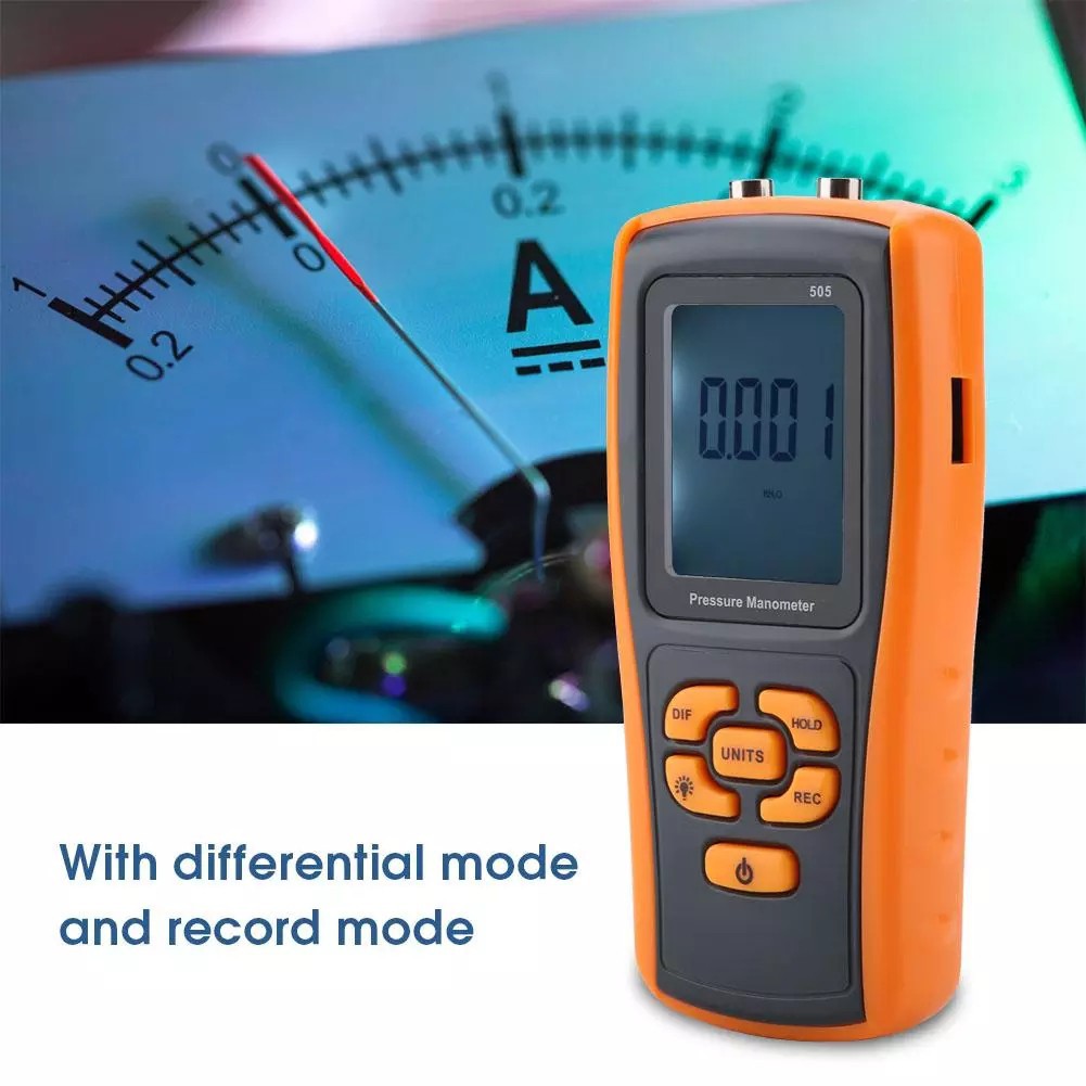 Hot Sale Professional Pressure Gauges GM505 Handheld Digital Portable ...