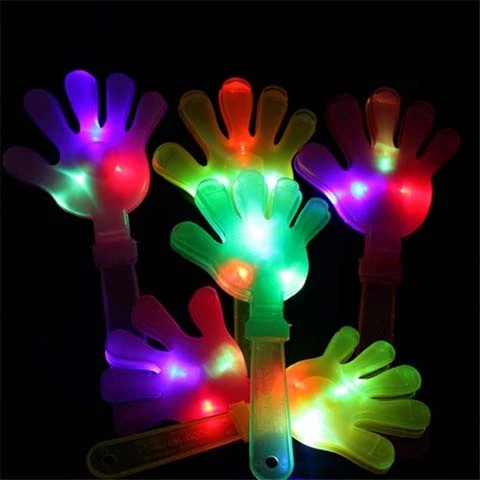 12pcslot Light up Toys Applause Props LED Light Clap Hands Palms Shoot ...