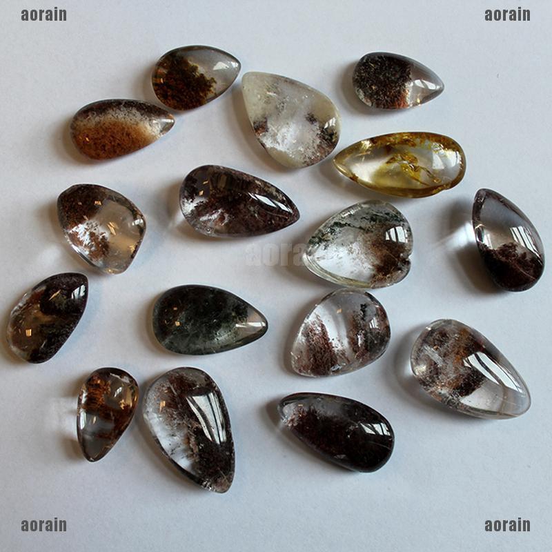AG Natural Green Ghost Phantom Stone Crystal Quartz Gemstone Specimen ...