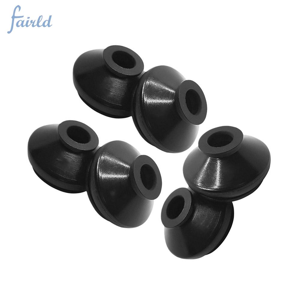 6xset Black Rubber Tie Rod End And Ball Joint Dust Boots Cover ...
