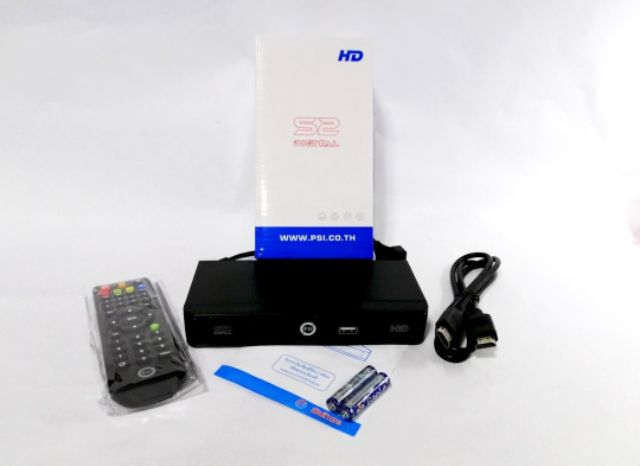 PSI S2 HD S2HD กล่องรับสัญญาณดาวเทียม ระบบ HD รับไทยคม C Band และ KU ...