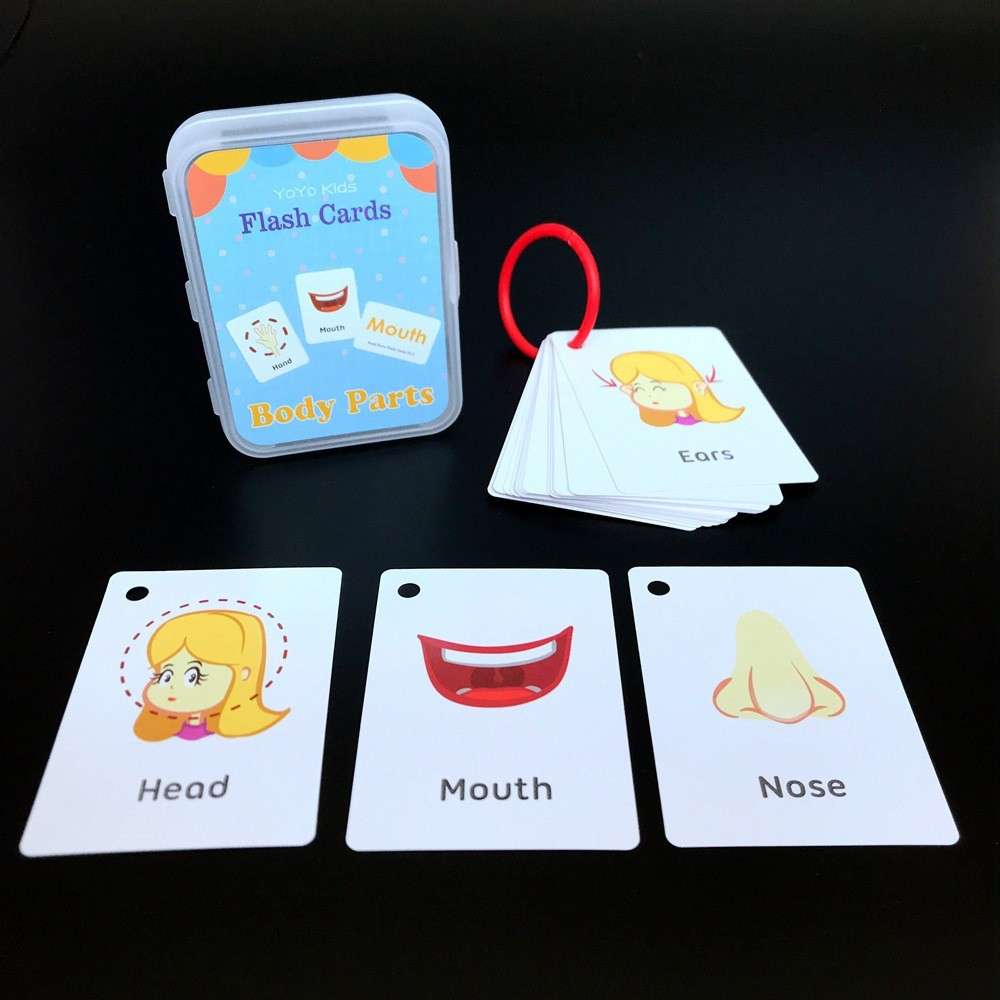 English Flash Card การ์ดคำศัพท์เพื่อการเรียนรู้ เสริมสร้างพัฒนาการเด็ก ...