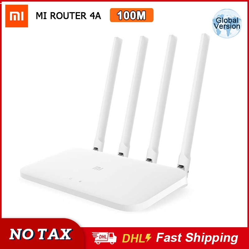 Xiaomi Mi Router 4A 100M 2.4GHz 5GHz WiFi DDR3 64MB 128MB 4เสาอากาศ APP ...