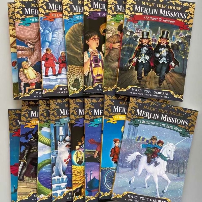 Magic Tree House Merlin Missions Stories 27 Books Set - kidsbookcm ...