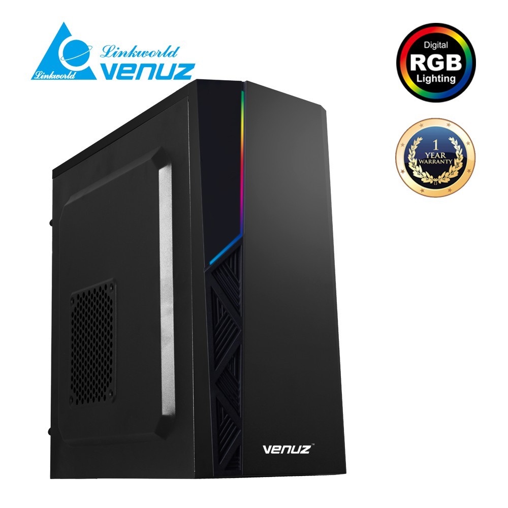 CASEVENUZ ATX Computer Case VC1915 /ไฟ RGBมีประกัน 1ปี XI | Shopee Thailand