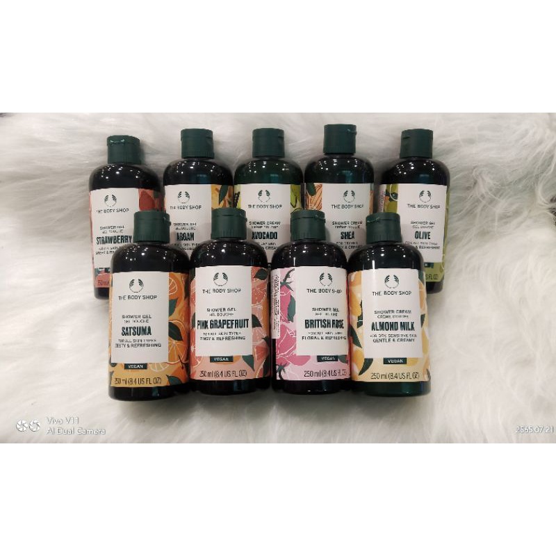 THE BODY SHOP SHOWER GEL /SHOWER CREAM 250ML | Shopee Thailand