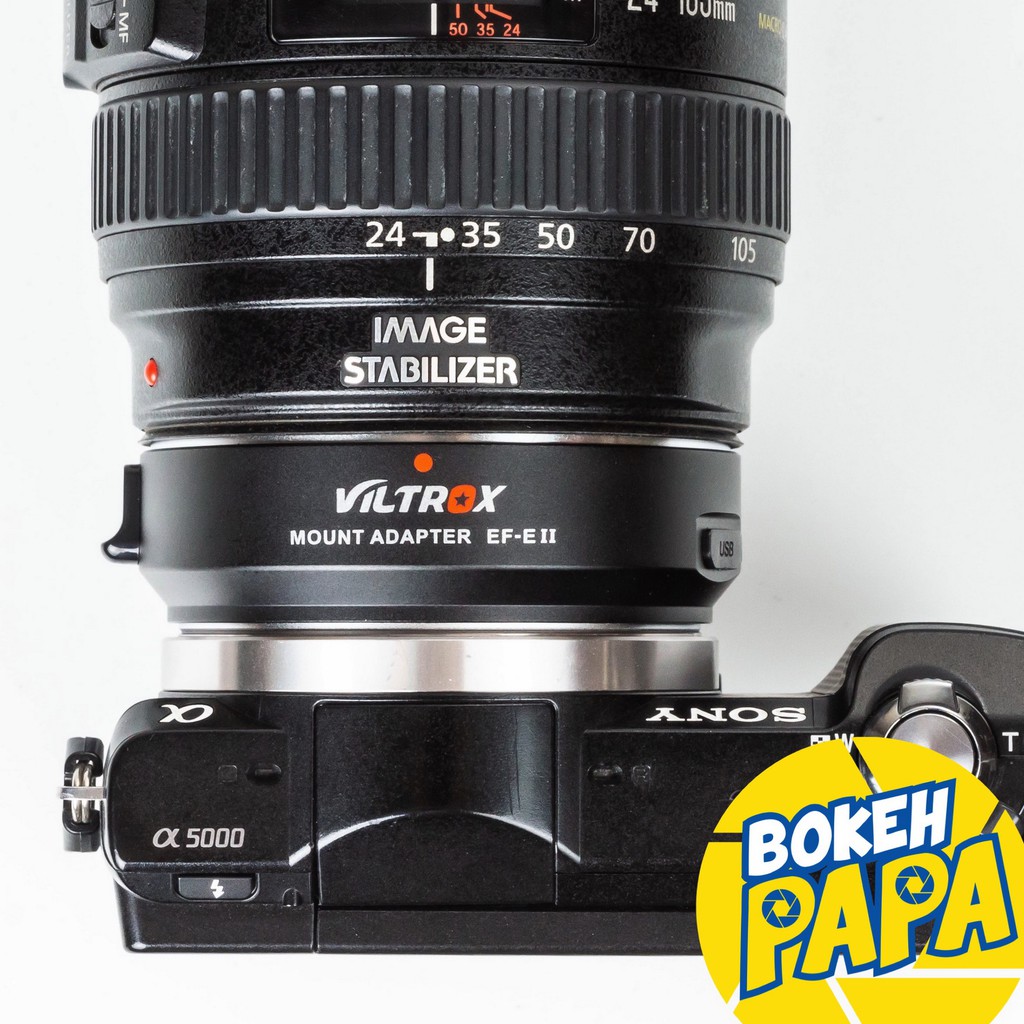ออโต้โฟกัส อะแดปเตอร์ Viltrox EF-EII ( 0.71X ) Auto Focus Adapter ( 0.71X ) ( EF-SONY FE ) ( EF ...