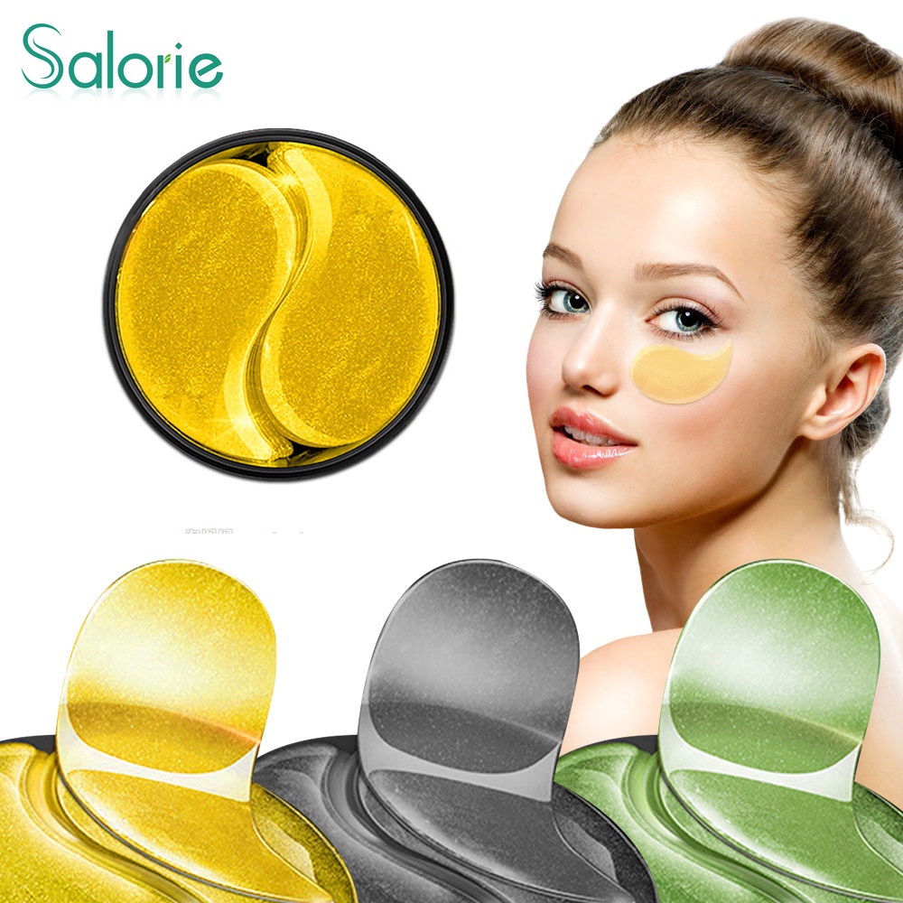 Eye Mask Moisturizing Collagen Eye Gel Mask 60pcs Remove Dark Eyes Anti ...