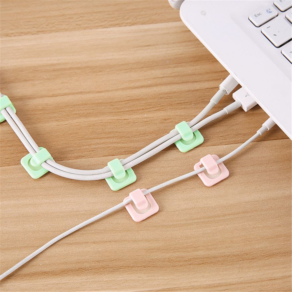 18 Pcspack Wall Fastener Holder Cable Storage Fixed Buckle Wire ...