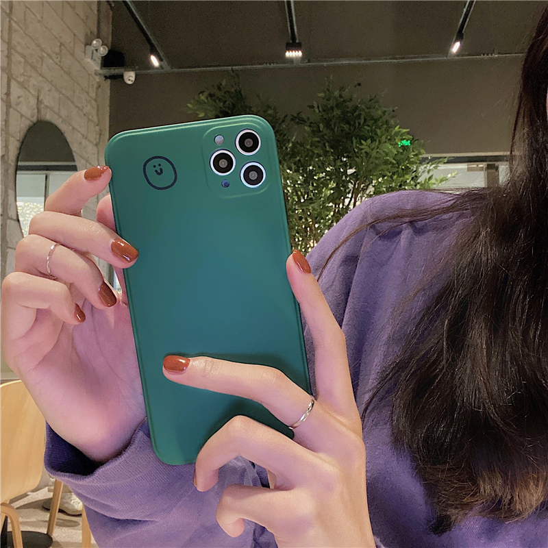 包邮เล่นชนะสไตล์เกาหลีสีพื้นคู่รัก11proMAXแอปเปิ้ลXXSXRSEเปลือกโทรศัพท์iphone7pหญิง8PLUSซิลิโคนน้ำ ...