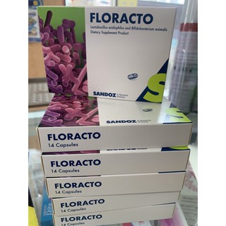 FLORACTO PROBIOTIC จุลินทรีย์ช่วยปรับสมดุลลำไส้ 14 แคปซูล/กล่อง ...