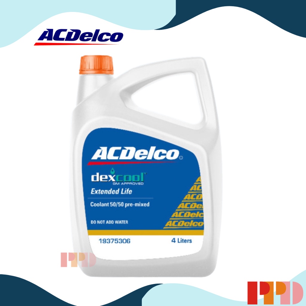 น้ำยาเติมหม้อน้ำ 4ลิตร (ไม่ผสมน้ำ) เอซีเดลโก ACDelco Dex-Cool Premix 50 ...