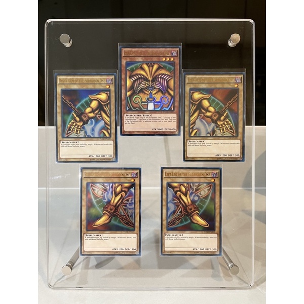[97%] Exodia The Forbidden One Ultra rare Set yugioh yuki card forbiden ...