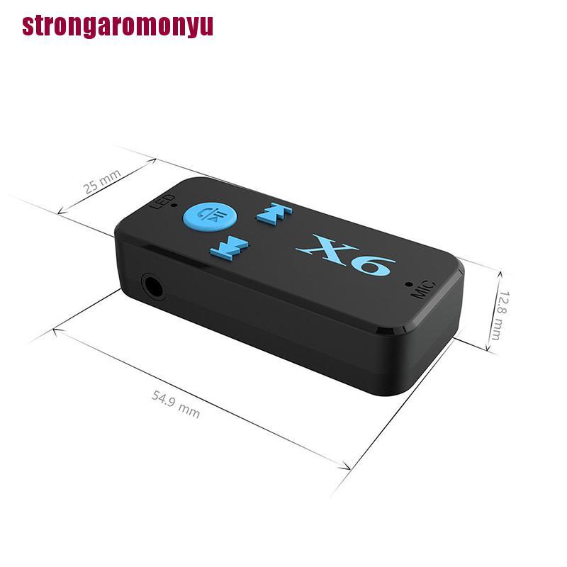 ( N979 ) X6 อะแดปเตอร์รับสัญญาณเสียงสเตอริโอไร้สายบลูทูธ 3 . 5 มม. Jack ...
