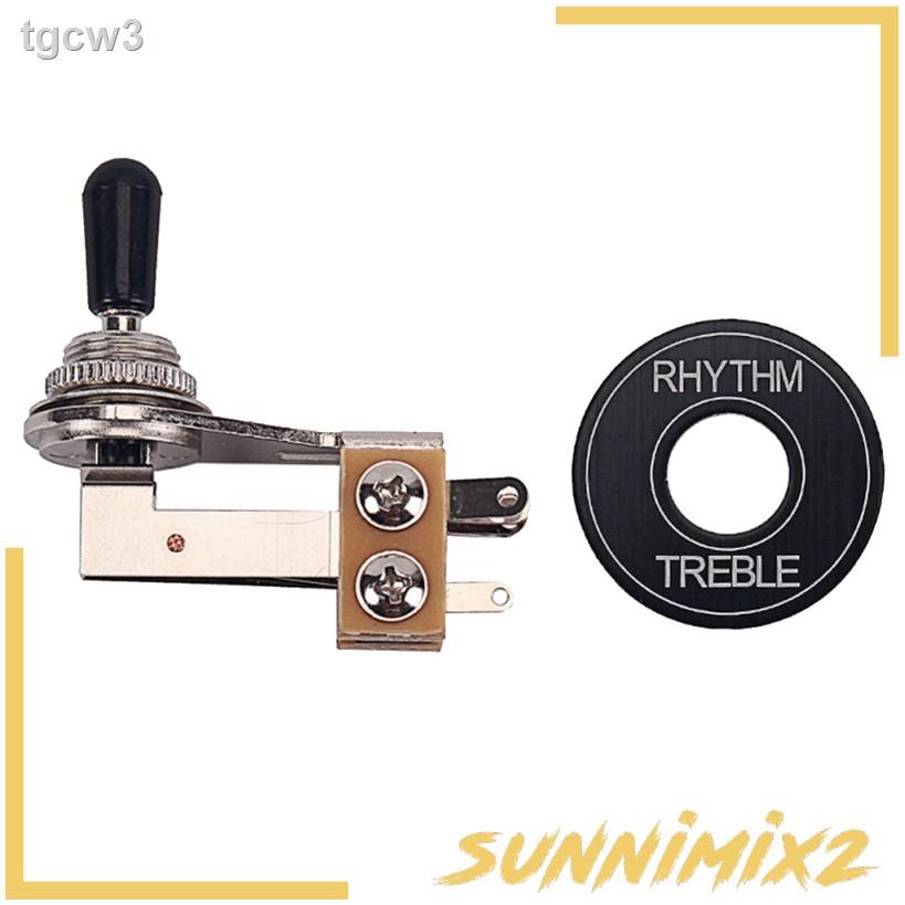 ☌3 Way Toggle Switch for Gibson Les Paul LP Electric Guitar DIY Black ...