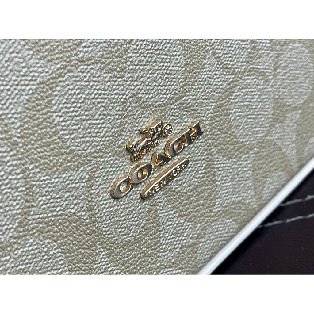 Coach KATY SATCHEL IN SIGNATURE CANVAS (COACH 2558) [Light Khaki Chalk ...