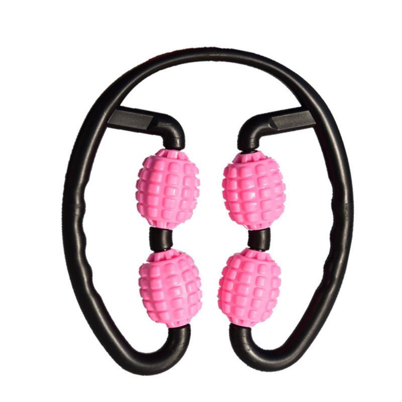 360 Degree Massager Leg Muscle Relaxation Roller Ring Clamp Massage ...
